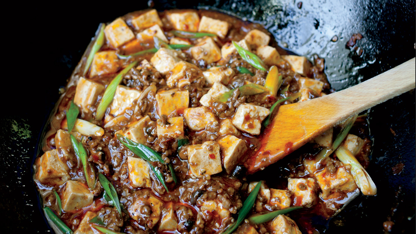 Spicy Tofu With Beef And Szechuan Peppercorns Recipe Martha Stewart