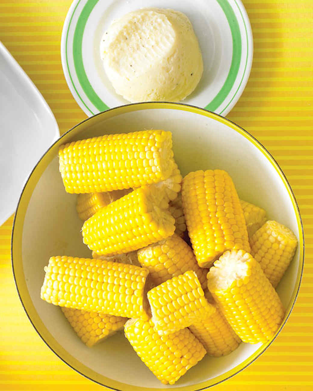 Corn On The Cob With Cheesy Butter Recipe Martha Stewart