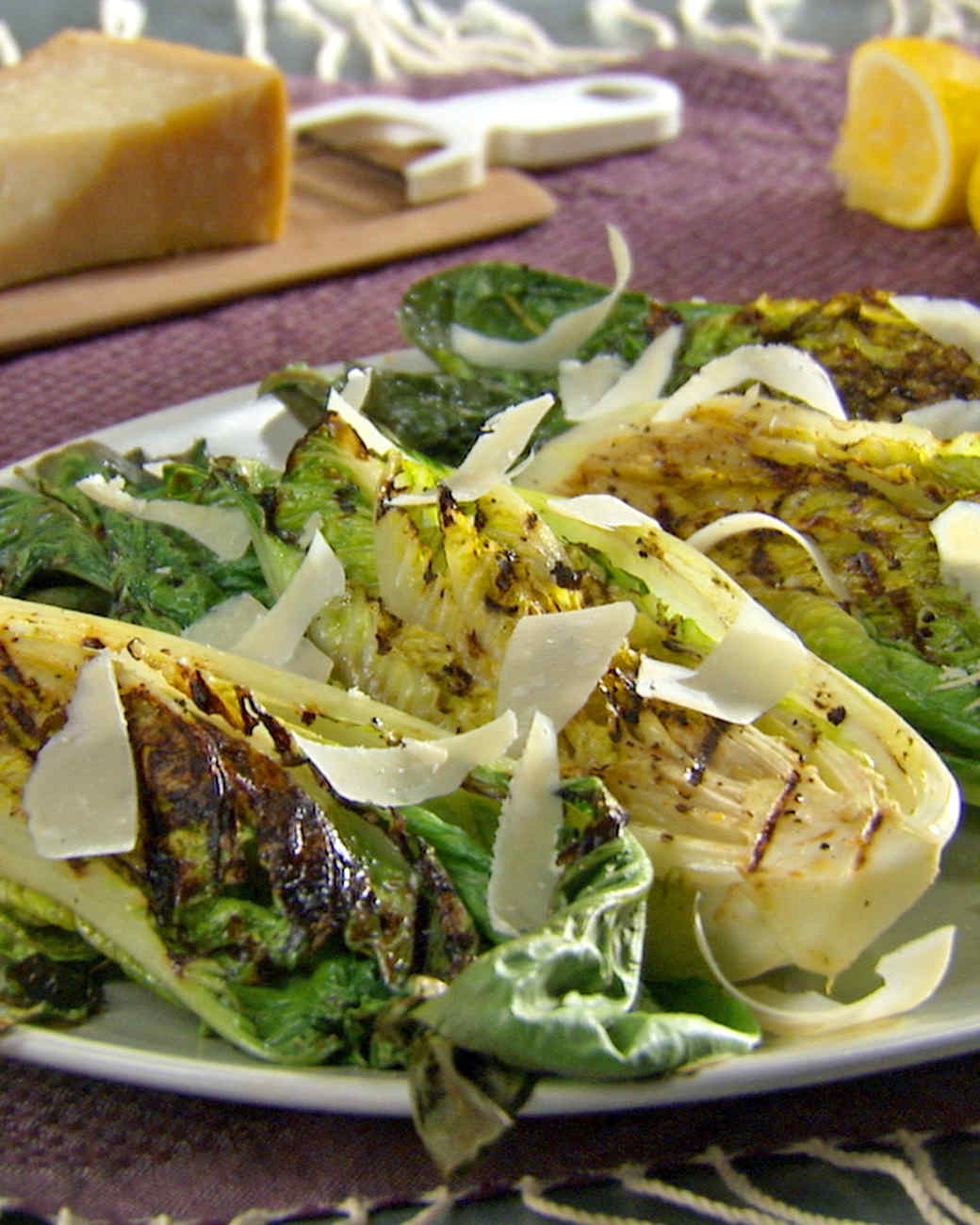 Grilled Simple Caesar Salad Recipe And Video Martha Stewart