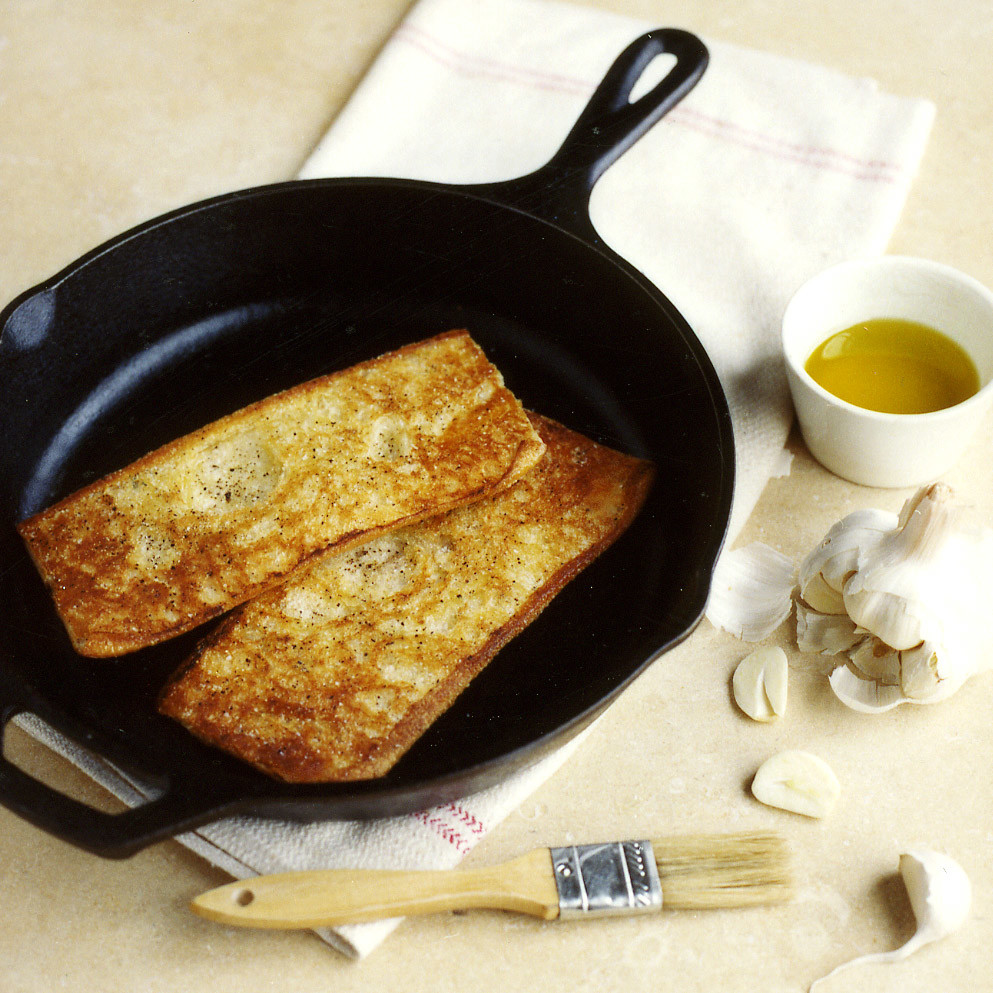 Pressed Garlic Bread