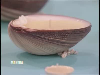 Video: Seashell Candle Craft | Martha Stewart