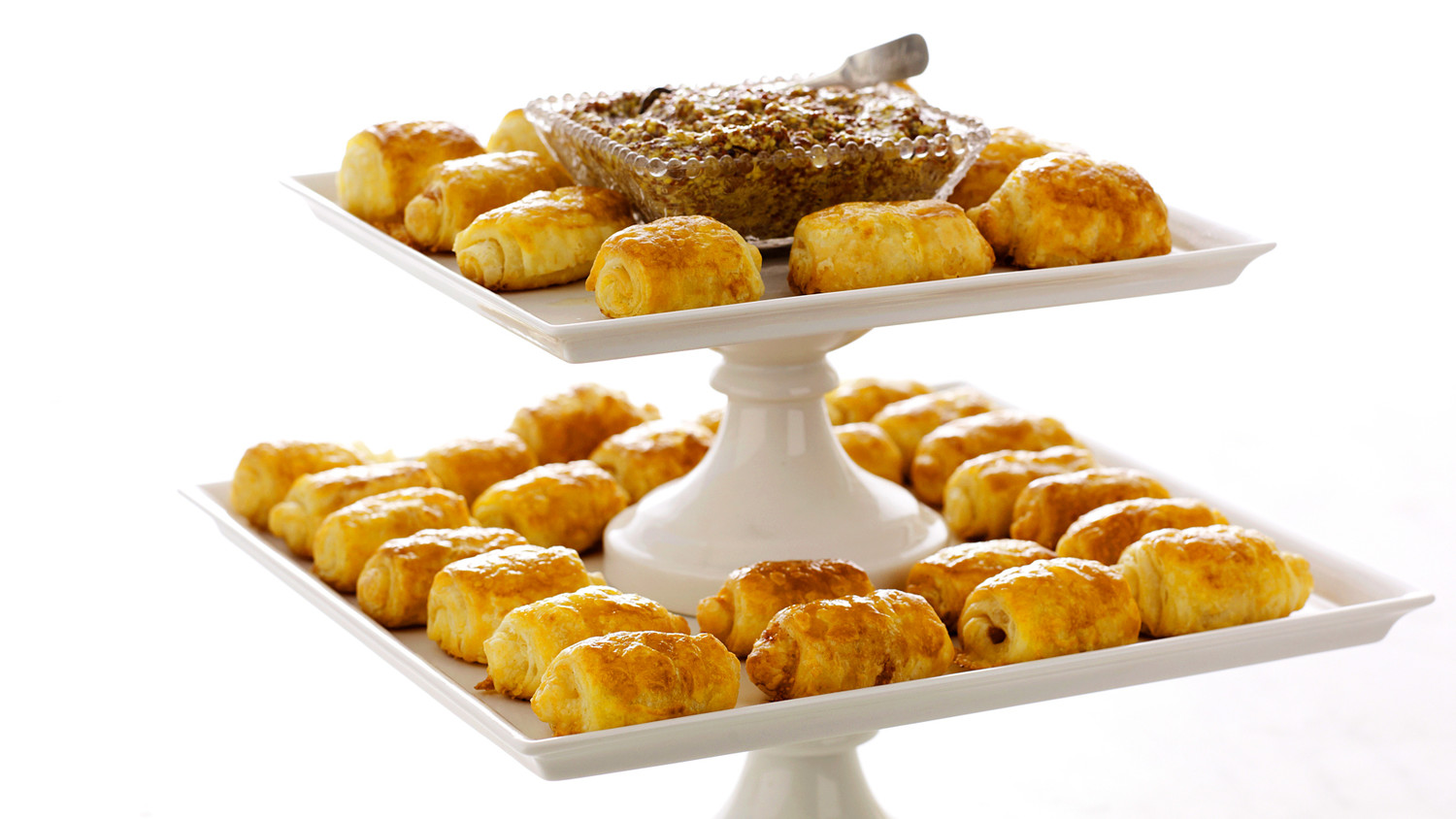 Ham and Cheese Mini Croissants Recipe & Video | Martha Stewart