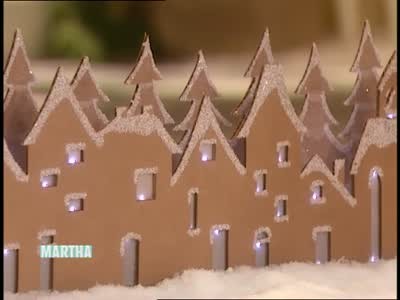 Cardboard Winter Village Scene | Cardboard christmas tree, Martha ...