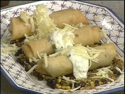 Video: Fried Burritos with Corn Sauce | Martha Stewart