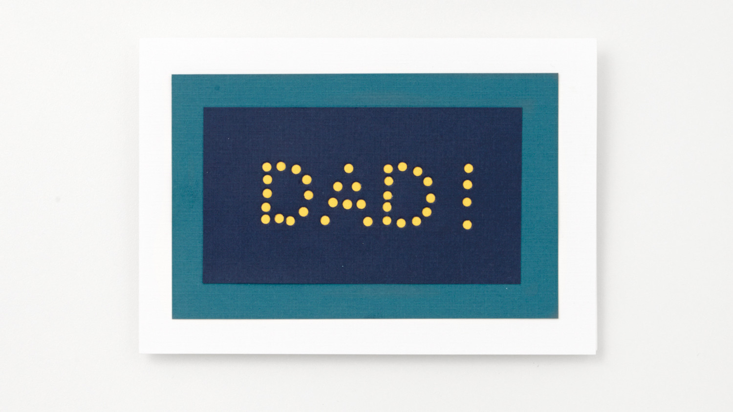 Dad! Hole Punch Father's Day Card | Martha Stewart
