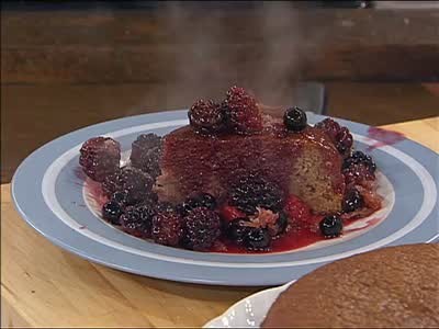 Video: Strawberry Cake with Berry Compote | Martha Stewart