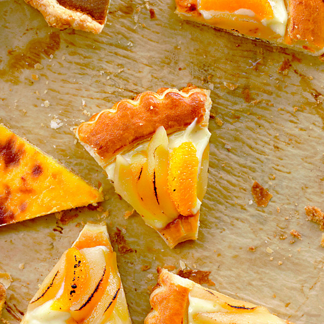 Puff Pastry Couronne with Poached Pears