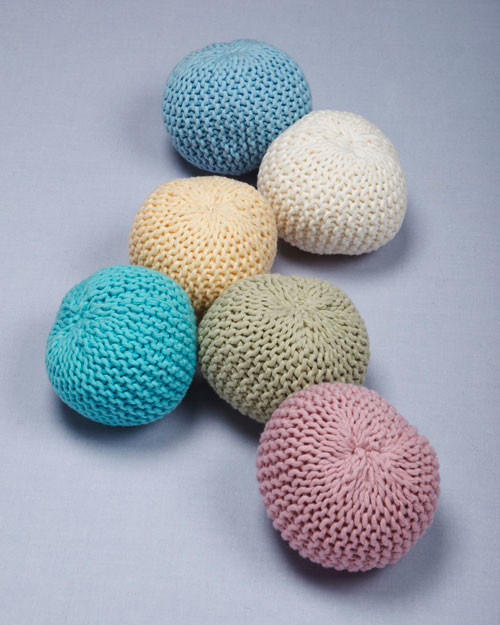 Lion Brand Baby's First Loom-Knit Playtime Balls | Martha Stewart