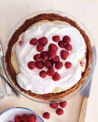 Raspberry Mousse Pie Recipe | Martha Stewart