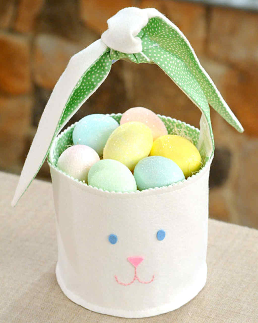 Easter Bunny Basket Template