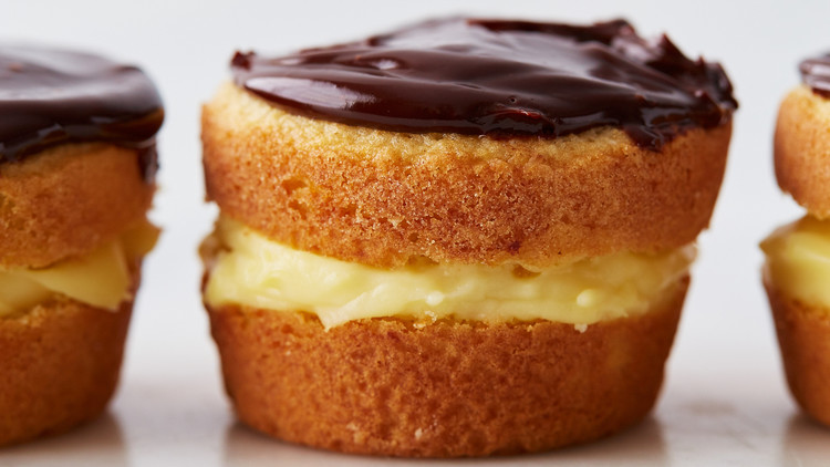 Individual Boston Cream Pies